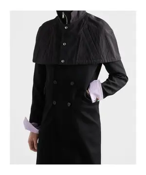 Prada Hooded Short Cape