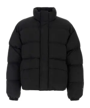 JIL SANDER Logo Down Jacket - Black