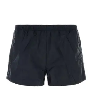 Prada Triangle-logo Swim Shorts - Blue