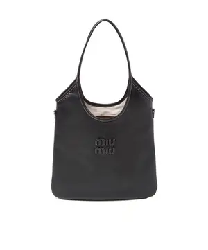 Miu Miu Ivy Leather Bag - Black