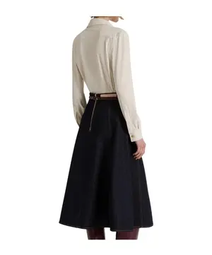 Alberta Ferretti Long Sleeve Lapel Collar Bodysuit - No