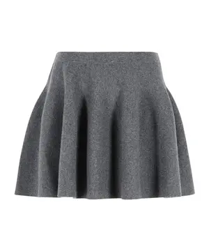 LISA YANG Wren Cashmere Miniskirt - Grey