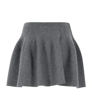 LISA YANG Wren Cashmere Miniskirt - Grey