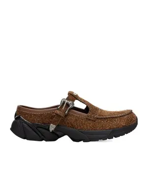 Andersson Bell Mary Jane Mules - Brown