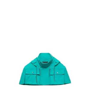 Prada Hooded Pocket Cape
