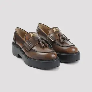 Miu Miu Round-toe Loafers