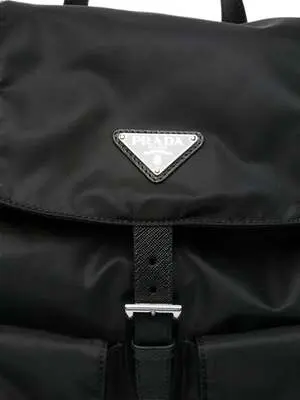 Prada Re-nylon Logo-plaque Backpack