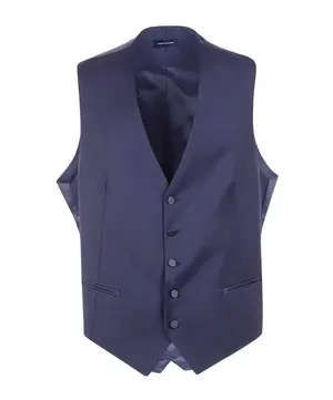 Tagliatore Single-breasted Vest - Blue