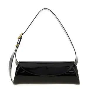 JIL SANDER Small Cannolo Shoulder Bag - Black