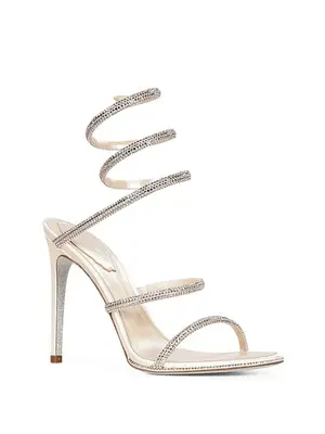 Rene Caovilla Embellished Stiletto Heeled Sandals