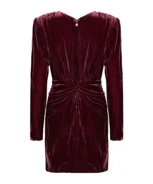 ROTATE BY BIRGER CHRISTENSEN Silk Velvet Mini Dress