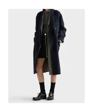 Prada Long-sleeved Knitted Polo Top