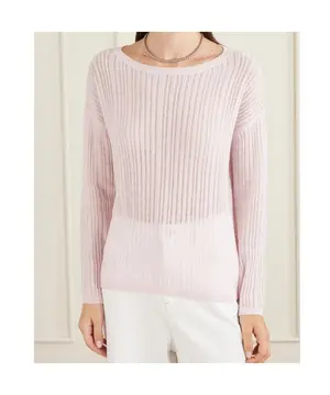 ALLUDE Ribbed-knit Cashmere Sweater