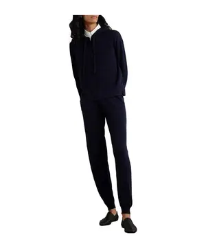 ALLUDE Wool And Cashmere-blend Tapered Track Pants