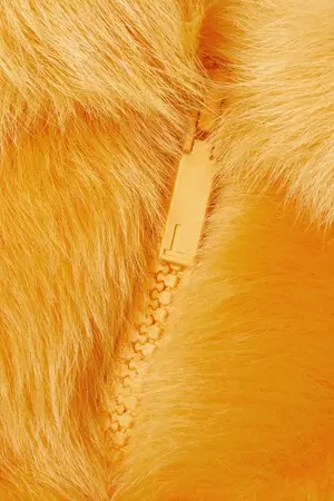 Lafayette 148 New York Solid Color Shearling Jacket