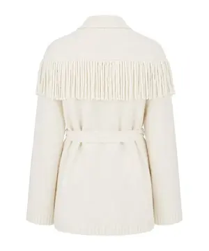 Federica Tosi Fringe Belted Cardigan - No