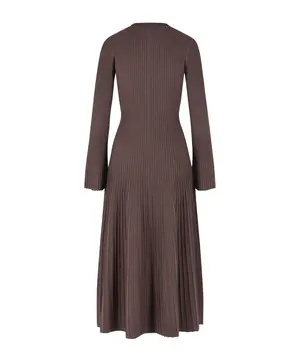 Simkhai V-neck Long Sleeve Ribbed Dress