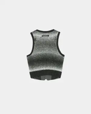Andersson Bell Back Knit Argyle Patched Vest