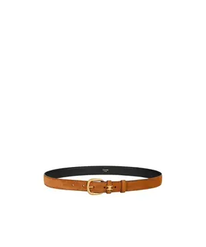 Celine Vivienne Belt 25mm In Suede Calfskin - Falcon
