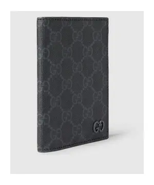 Gucci Gg Passport Case With Bordeaux Interior