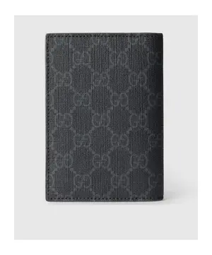 Gucci Gg Passport Case With Bordeaux Interior