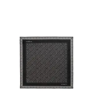 Givenchy Logo Detailed Square Scarf - Black