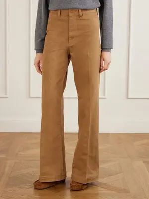 Polo Ralph Lauren Stretch Cotton-twill Flared Pants