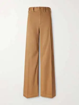 Polo Ralph Lauren Stretch Cotton-twill Flared Pants - Tan