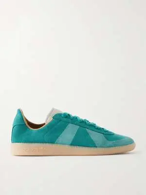 ADIDAS ORIGINALS Bw Army Decon Paneled Suede Sneakers - Green