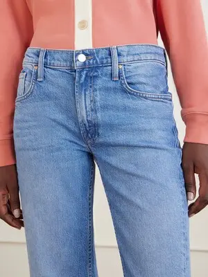 MOTHER The Bookie Twist Skimp Mid-rise Bootcut Jeans