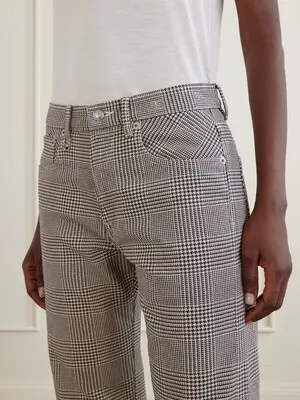 R13 Bf Prince Of Wales Check Straight-leg Jeans