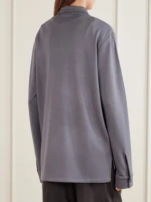 RIER Polar Jogging Virgin Wool Half-zip Sweatshirt