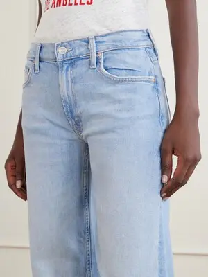 MOTHER The Newbie Skimp Mid-rise Straight-leg Jeans