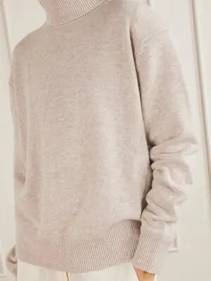 THE FRANKIE SHOP Gala Wool And Cashmere-blend Turtleneck Sweater
