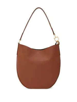 FERRAGAMO Leather Medium Hobo Bag
