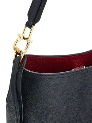 FERRAGAMO Leather Medium Hobo Bag