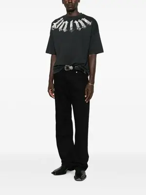 Palm Angels Logo Cototn T-shirt