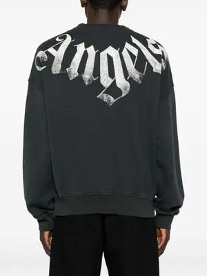 Palm Angels Logo Cotton Sweatshirt