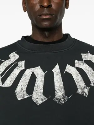 Palm Angels Logo Cotton Sweatshirt