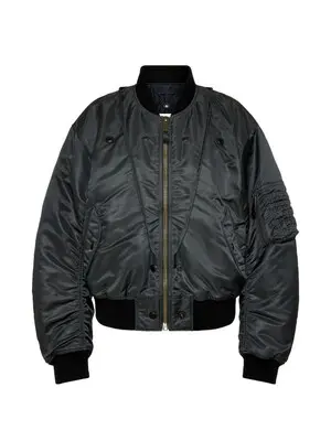 MAISON MARGIELA Nylon Bomber Jacket - Green
