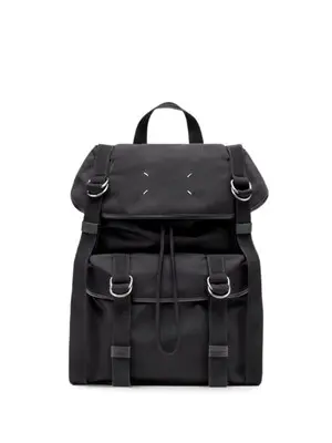 MAISON MARGIELA Nylon Medium Backpack - Black