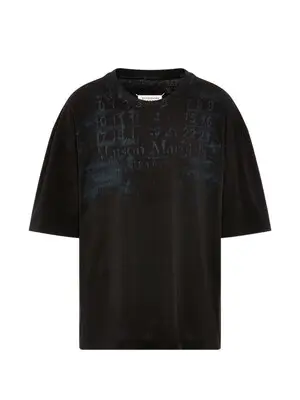 MAISON MARGIELA Oversized Cotton T-shirt - Black