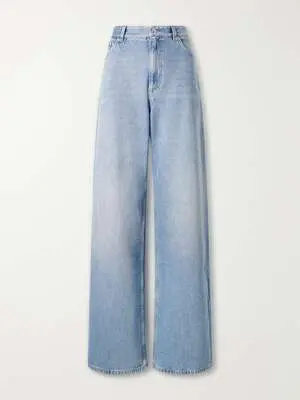 Erdem Mid-rise Wide-leg Jeans - Light Blue