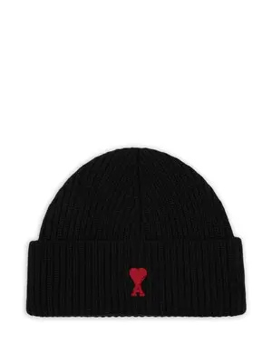 AMI Paris Wool Hat - Black