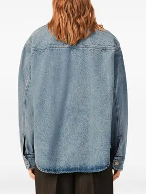 AMI Paris De Coeur Denim Shirt