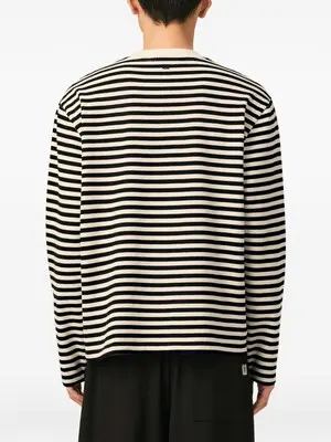 AMI Paris De Coeur Striped T-shirt