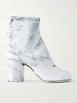 MAISON MARGIELA Tabi Split-toe Leather Ankle Boots - Neutrals