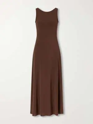 ERES Sculpture Backless Jersey Maxi Dress