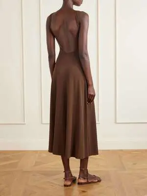 ERES Sculpture Backless Jersey Maxi Dress