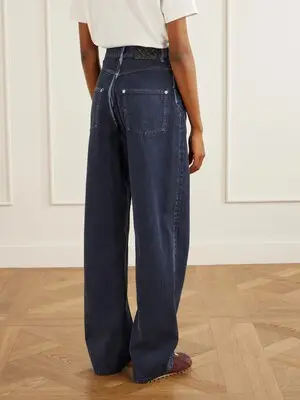 Bottega Veneta Overdyed Straight-leg Jeans